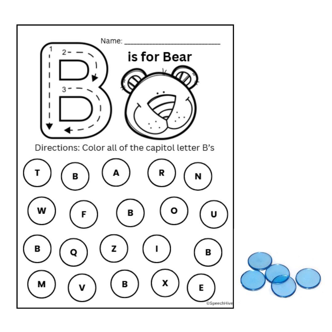 Alphabet Letter Hunt, ABC Letter Hunt, Capital and Lowercase Letters - Etsy