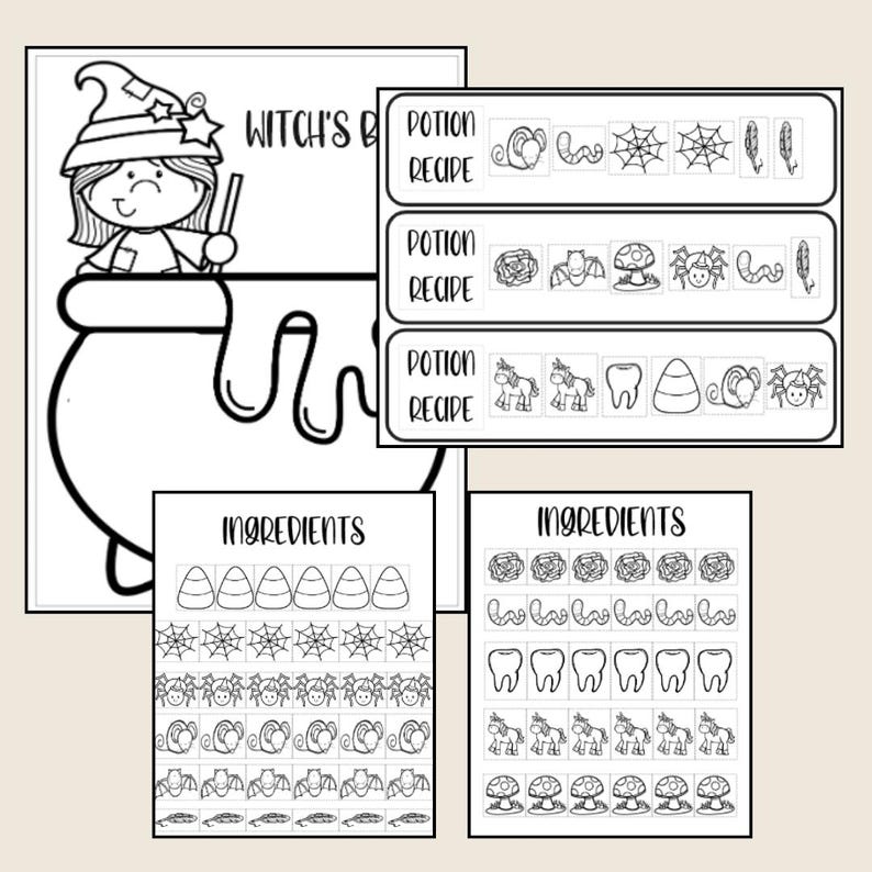 Witch's Potion Activity, Dramatic Play, Halloween Centers, Pretend Play ...