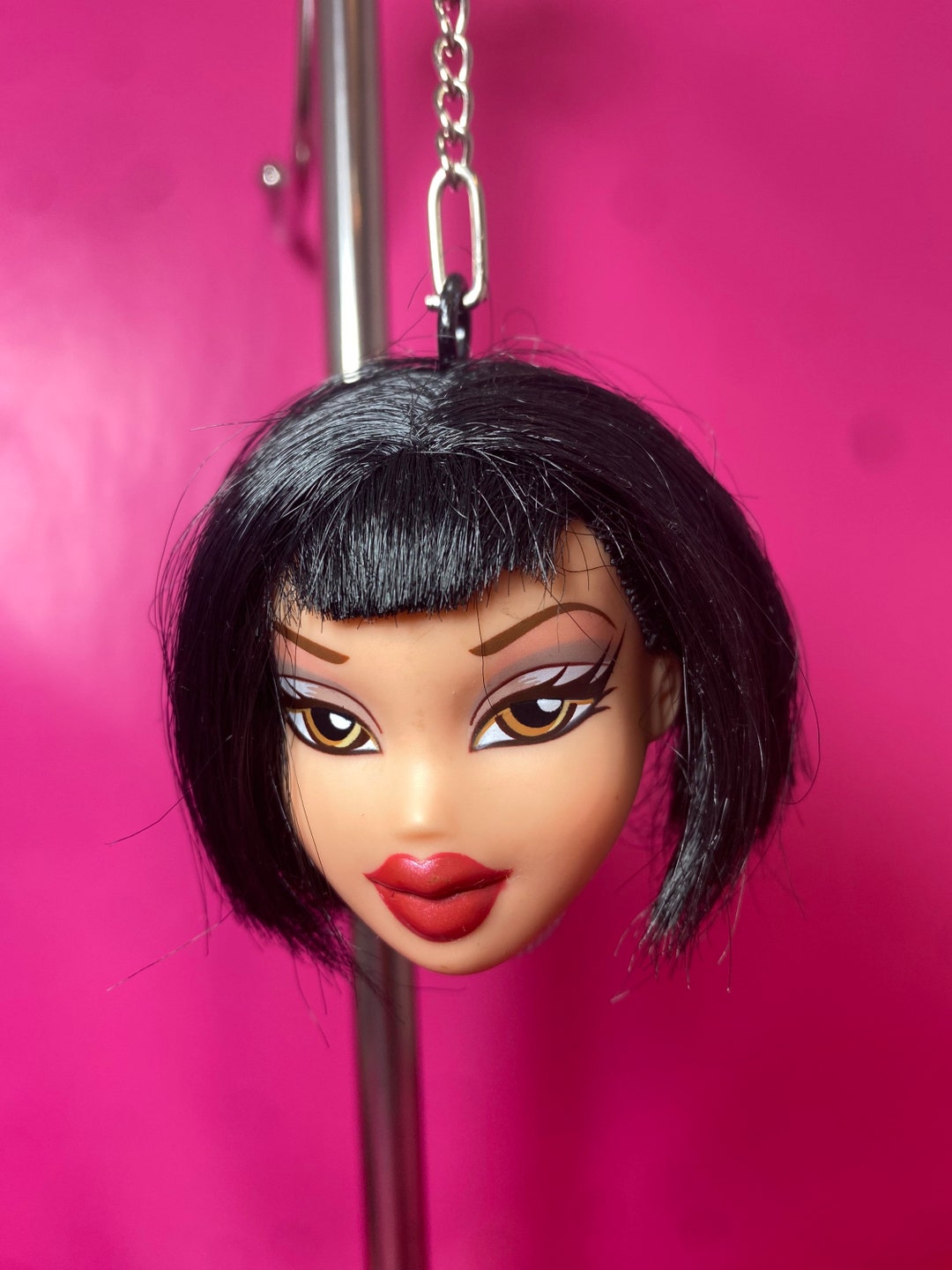 Bratz Head Keychain Stash Jade - Etsy