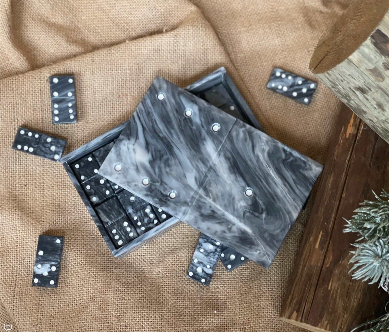 Marble Domino Set - Stone, Game Set, Artisanal, Mexican, Gift - Etsy