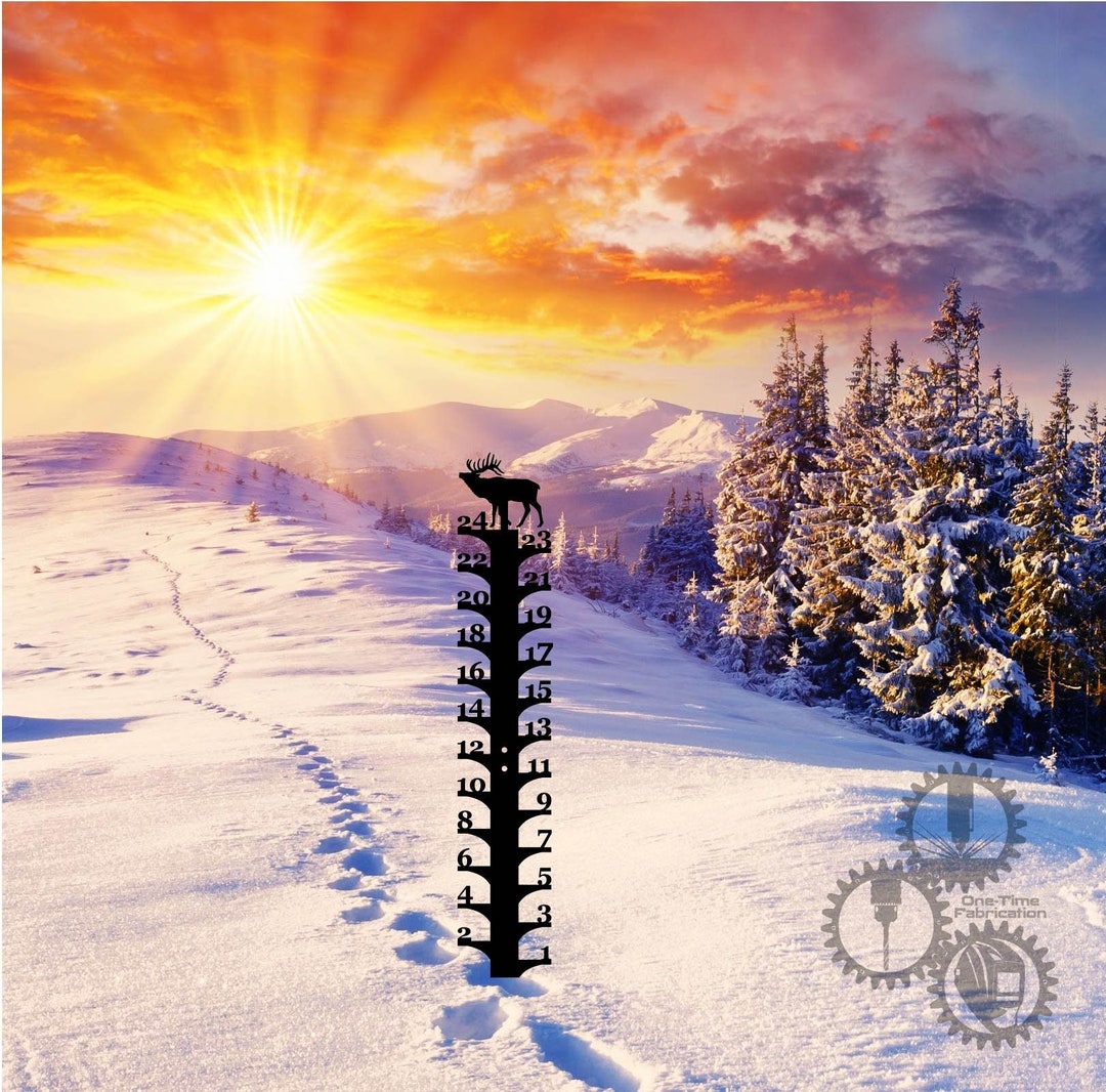 Snow Gauge/elk/weatherman/snow Ruler/snow Meter - Etsy