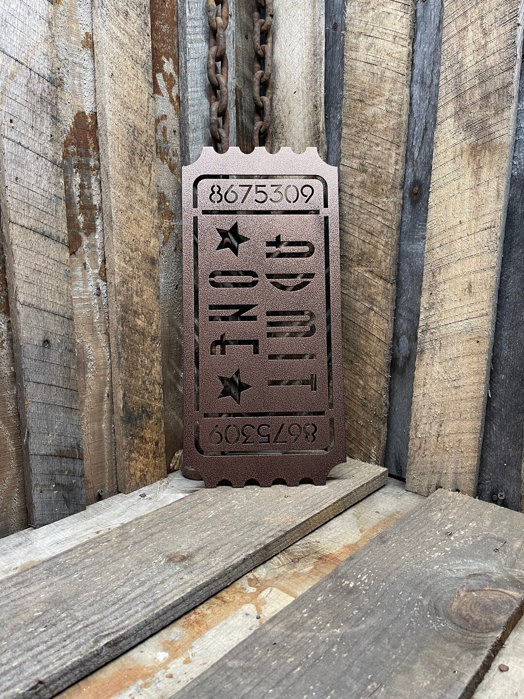 Movie Ticket Sign/ Admit One Sign - Etsy