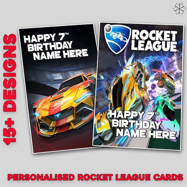 Rocket League Invitation - Etsy