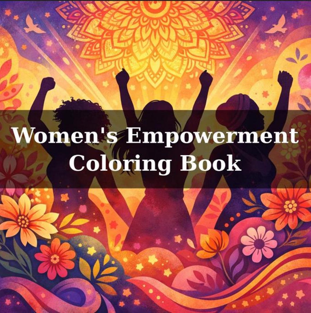 Women’s Empowerment Coloring Book – 8 Inspiring Printable Pages | Girl ...