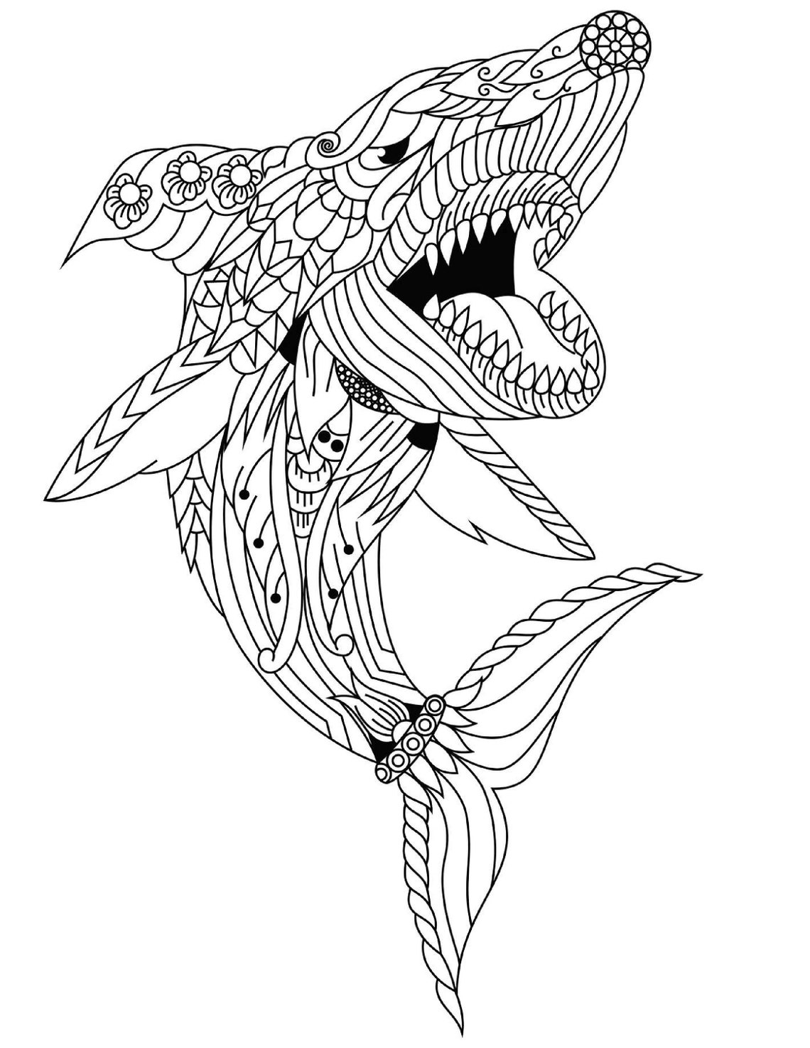 24 Sea Life Coloring Pages | Etsy