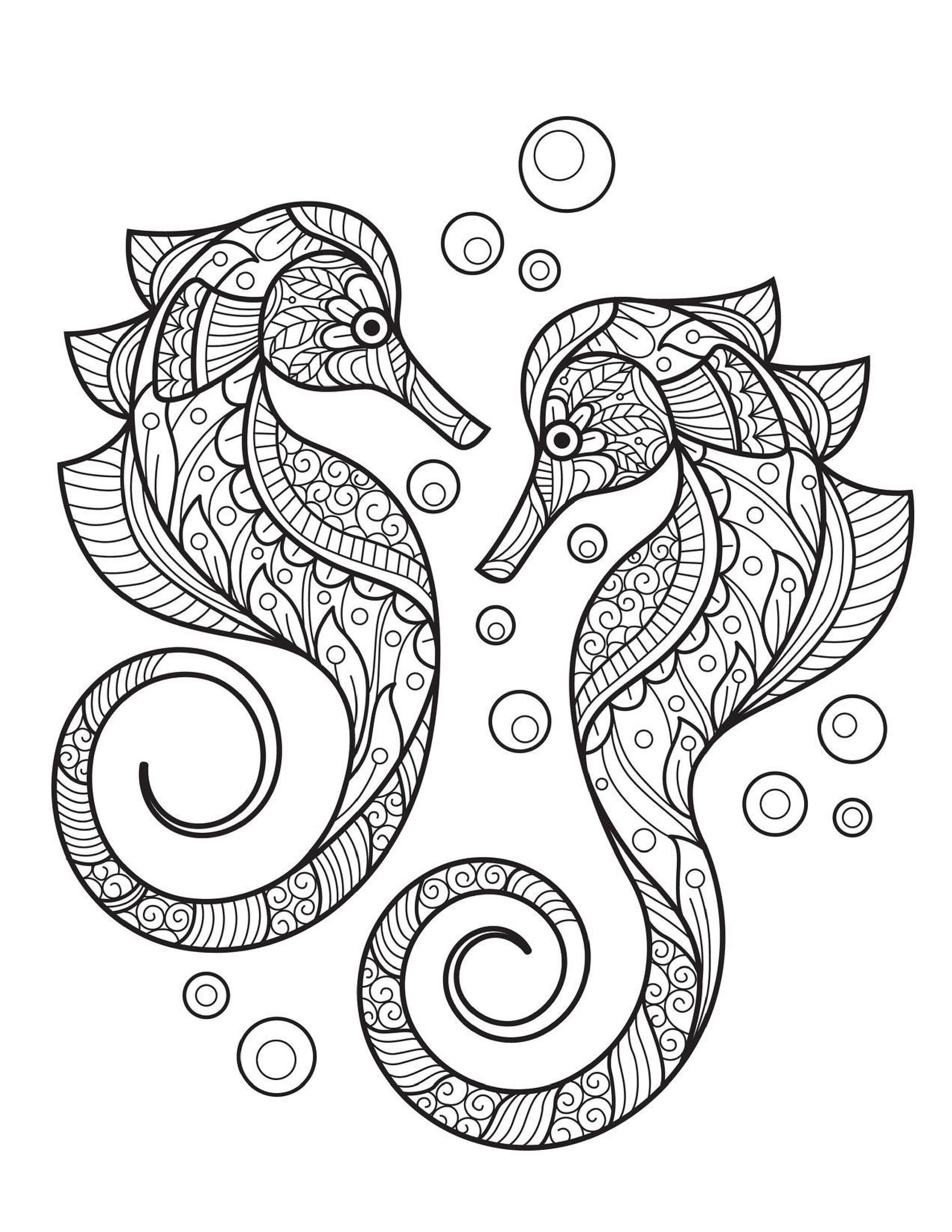24 Sea Life Coloring Pages - Etsy