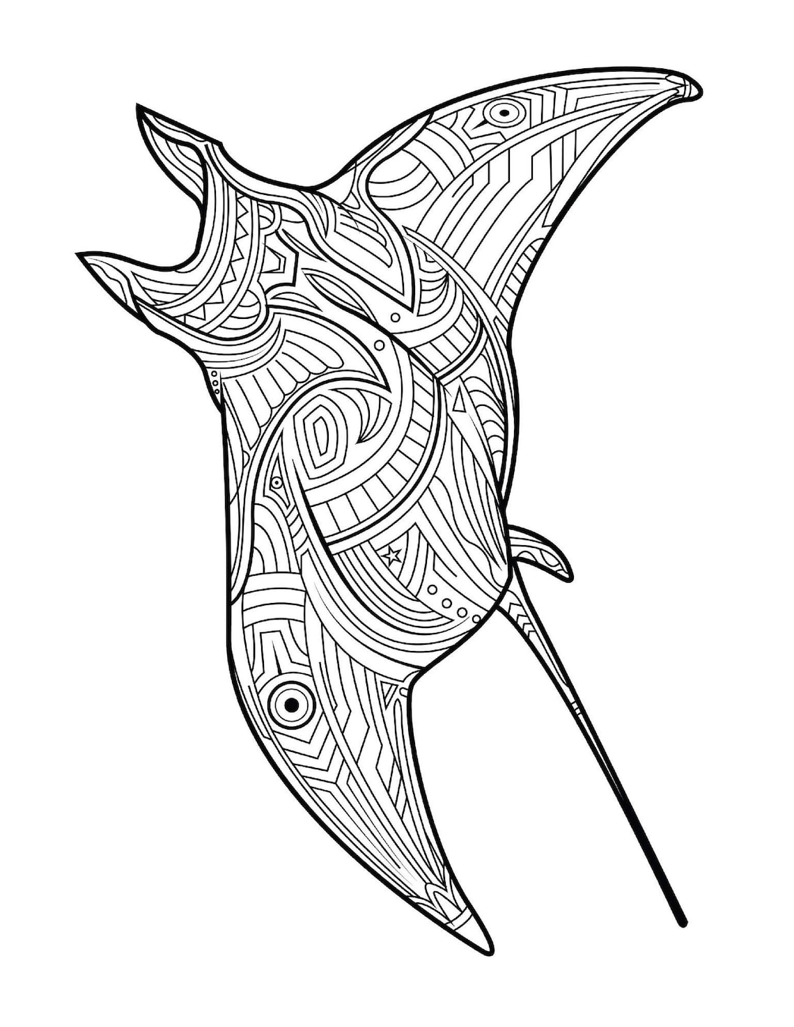 24 Sea Life Coloring Pages - Etsy