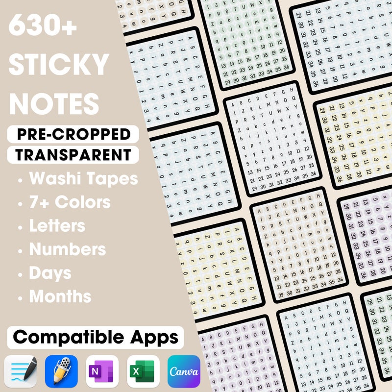 Alphabet Wall Stickers - Etsy