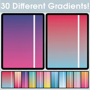 30 GRADIENT Goodnotes Cover Digital Notebook Cover Colorful - Etsy