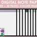 30 PASTEL DIGITAL NOTEPAD Sheet Goodnote Sheet Notability - Etsy