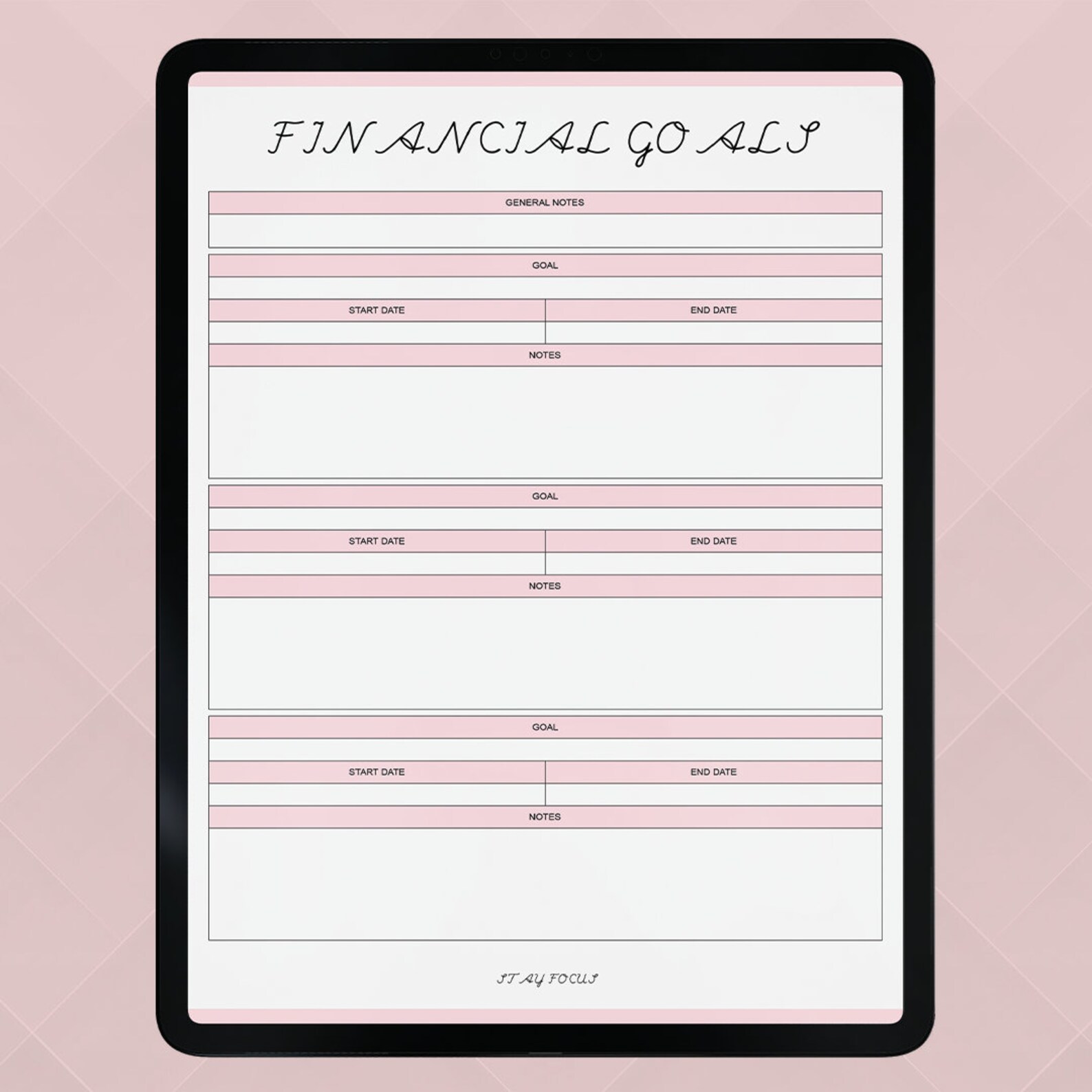 Printable ULTIMATE BUDGET TRACKER Financial Goals Tracker | Etsy