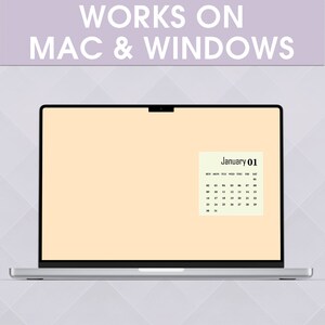 12 MINIMAL CALENDAR Desktop Organizer, Desktop Wallpaper, Desktop ...