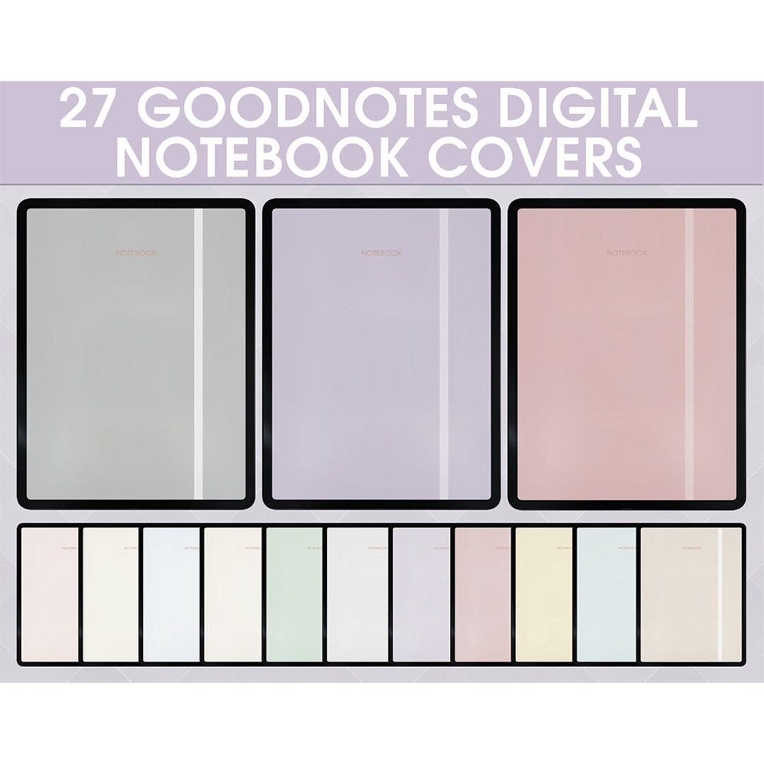 27 Portadas MINIMAL Goodnotes portada de cuaderno digital - Etsy México