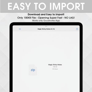 COLOR CHANGING Goodnotes Sticky Notes, Magic Sticky Notes, Sticky ...