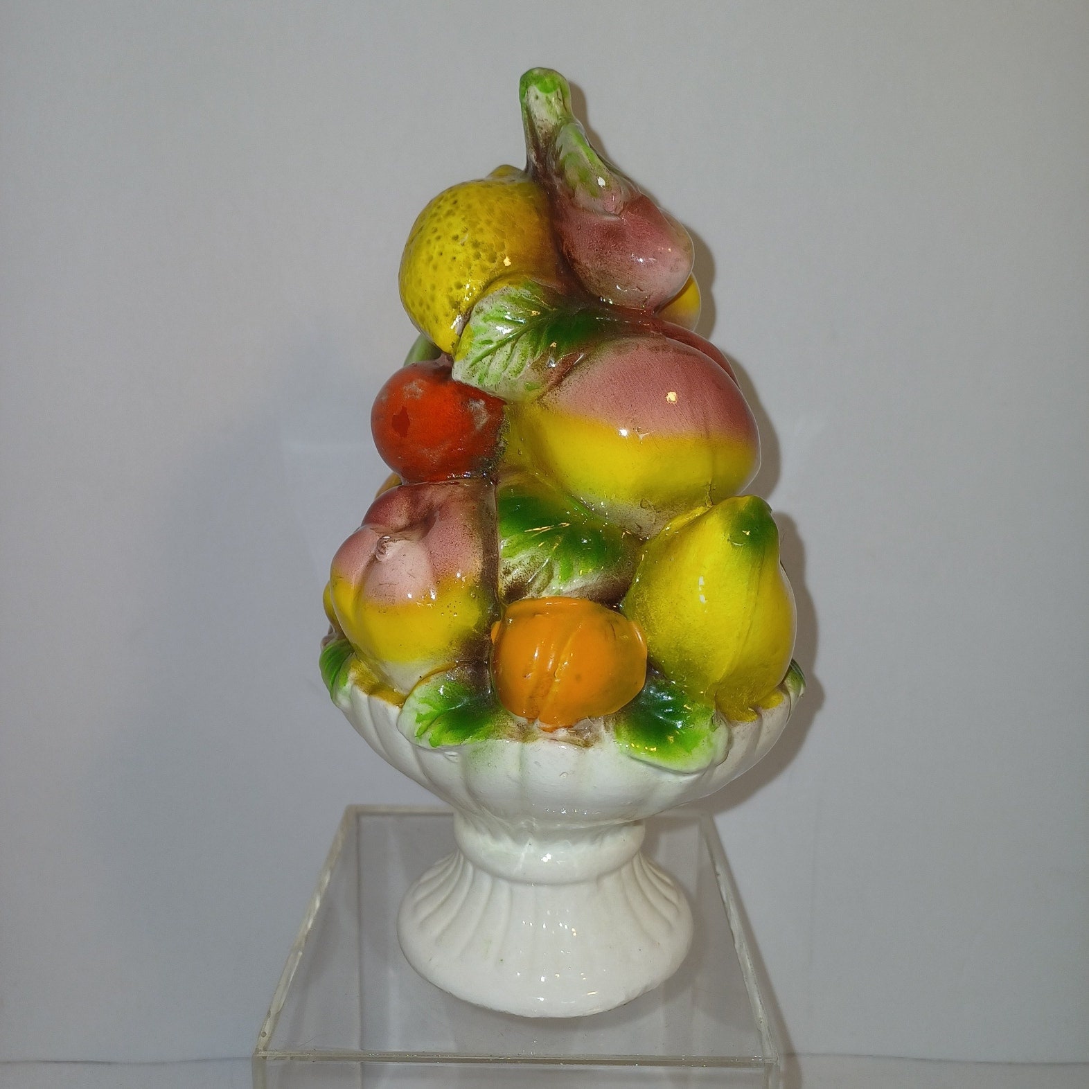 Italian Ceramic Fruit Vintage Topiary 1950s MCM Italy - Etsy