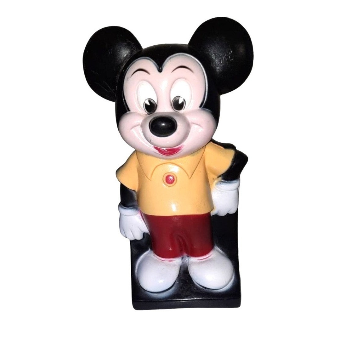 Vintage Walt Disney Prod. Mickey Mouse Bank Play Pal Plastics 7.5 - Etsy