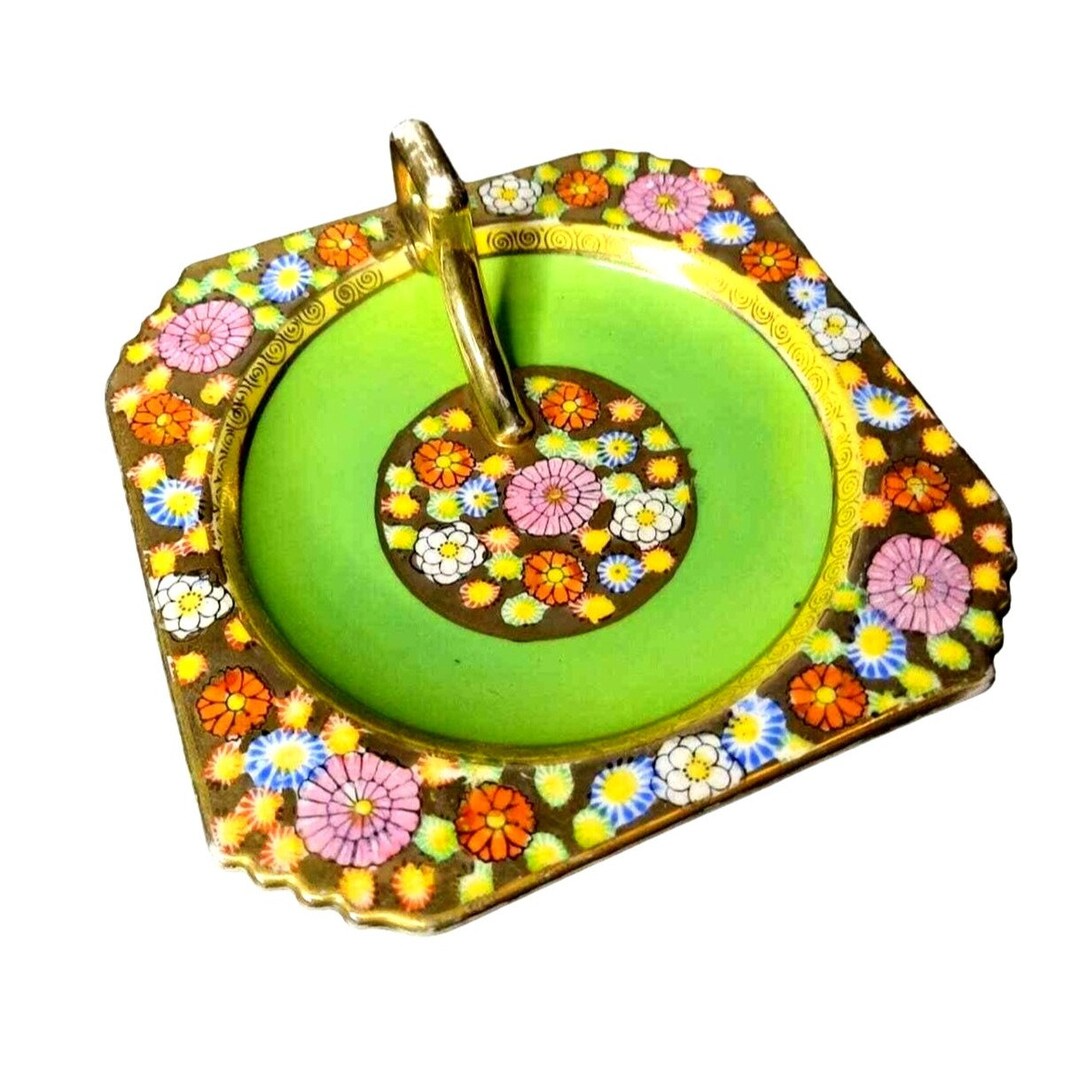 Art Deco Vintage Lemon Slices Tray Handpainted 5.5 X 5.5 - Etsy