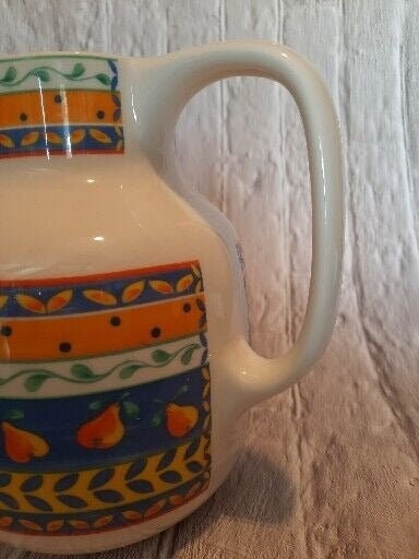 Furio Home Pitcher 64 Oz Summer Pears Portugal 7.5 Perfect Condition - Etsy
