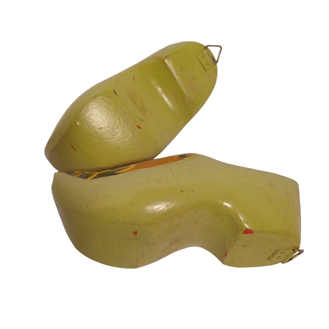 Mieco Zuiderzee Holland Miniature Wooden Clogs Green With Lighthouse 5 ...