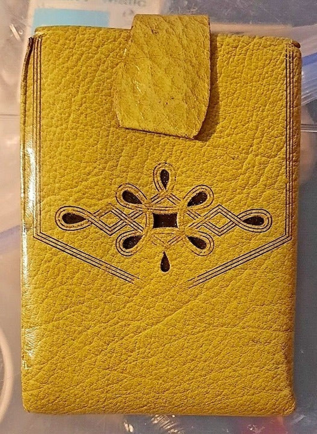 Princess Gardner's 1960s Wallet Bi-fold RARE Mustard Yellow 4.5x3 - Etsy