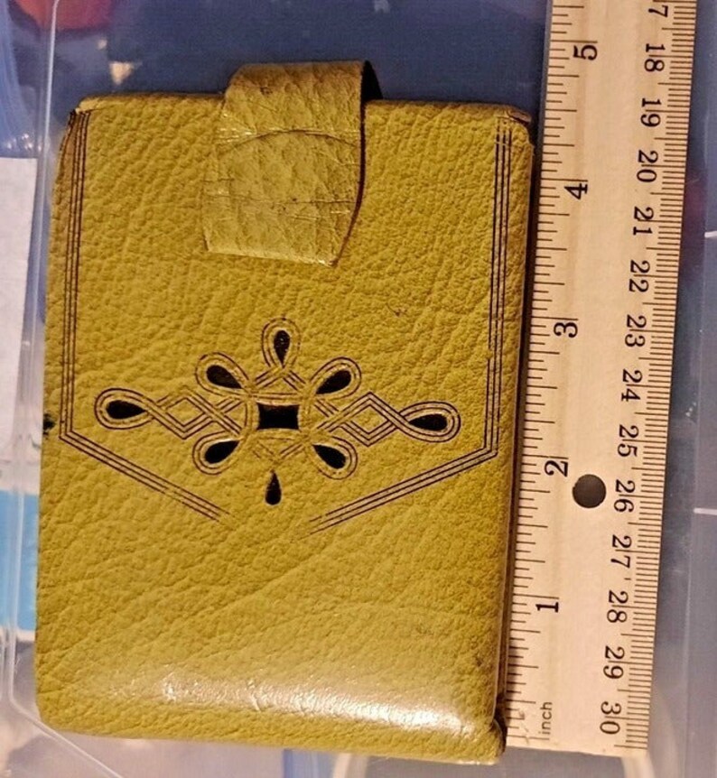 Princess Gardner's 1960s Wallet Bi-fold RARE Mustard Yellow 4.5x3 - Etsy