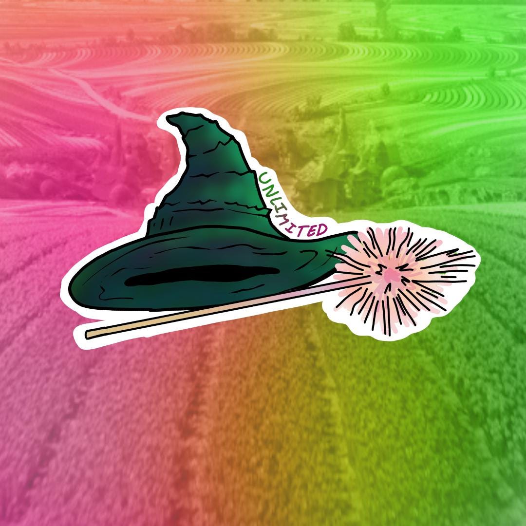 WICKED STICKER Unlimited Elphaba and Galida Sticker - Etsy