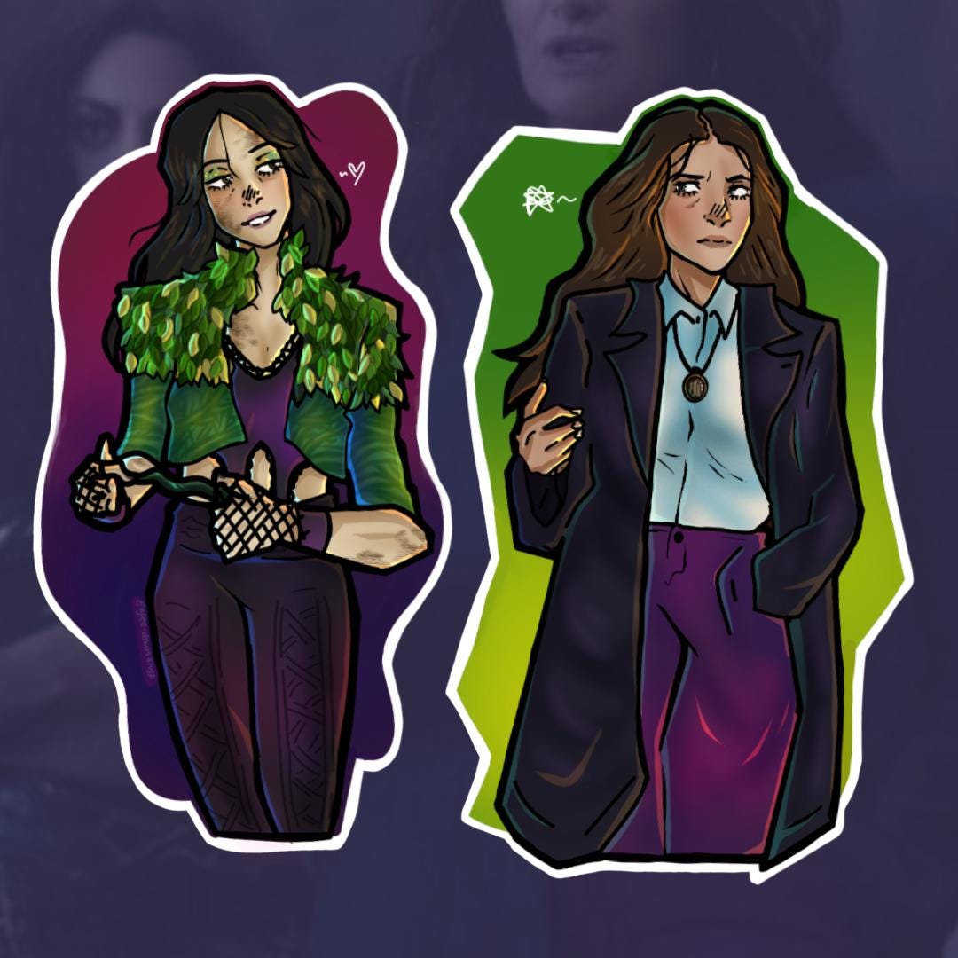 AGATHA ALL ALONG Rio and Agatha Sticker Set - Etsy