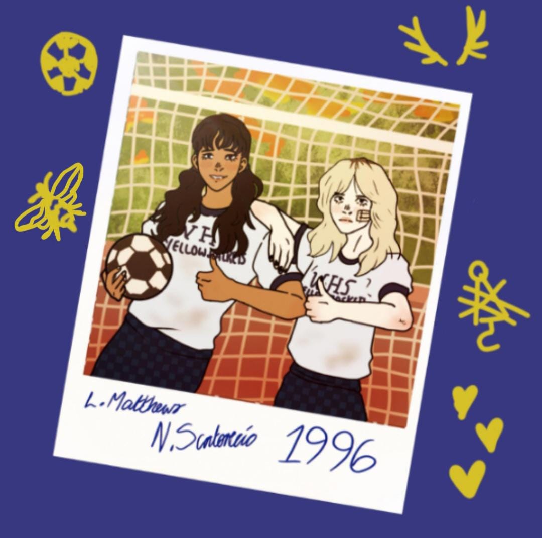 YELLOWJACKETS POLAROID STICKER Lottienat - Etsy