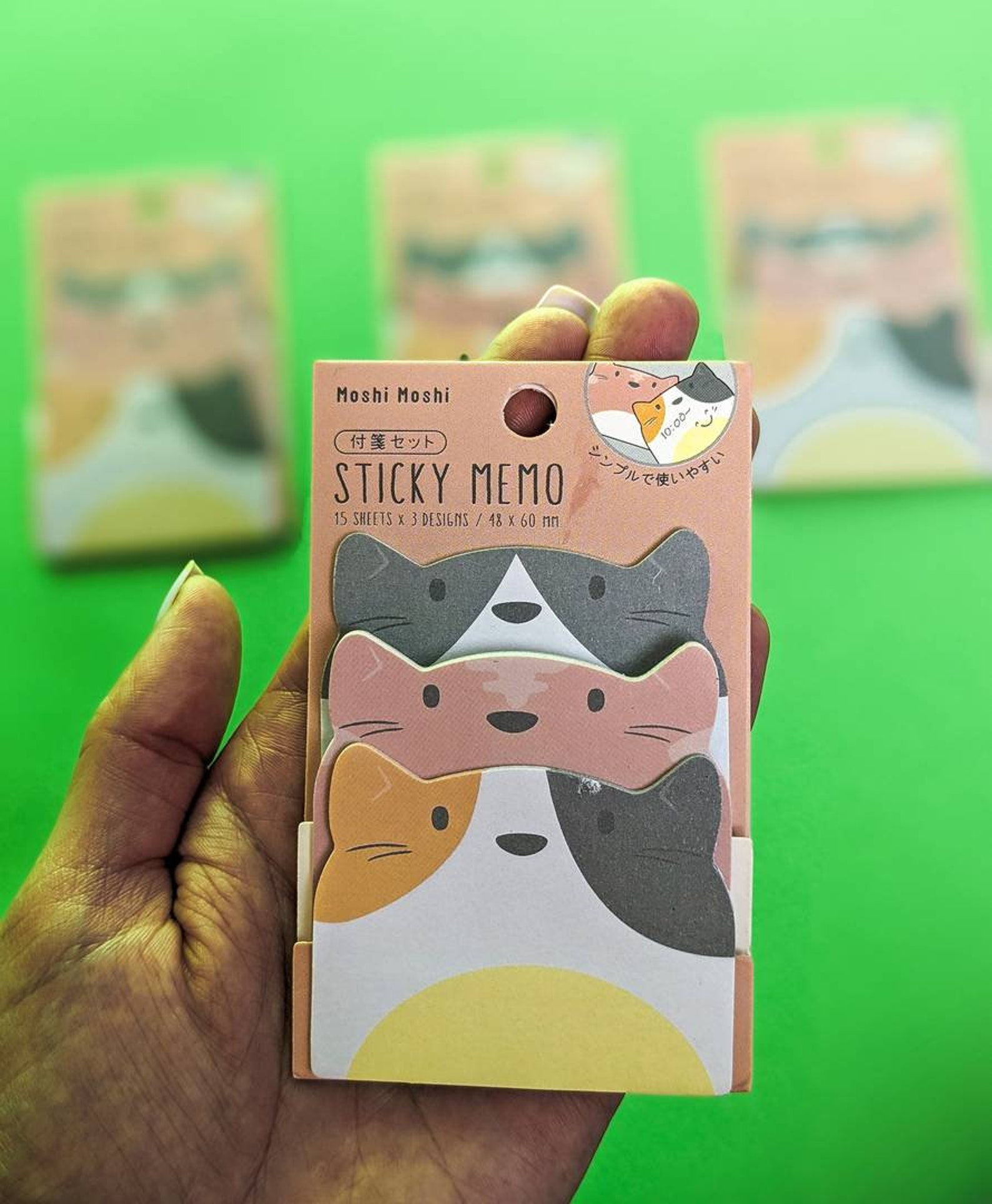 Cat Sticky Notes & Origami Party Bag Filler | Cute Cat Party Favours ...