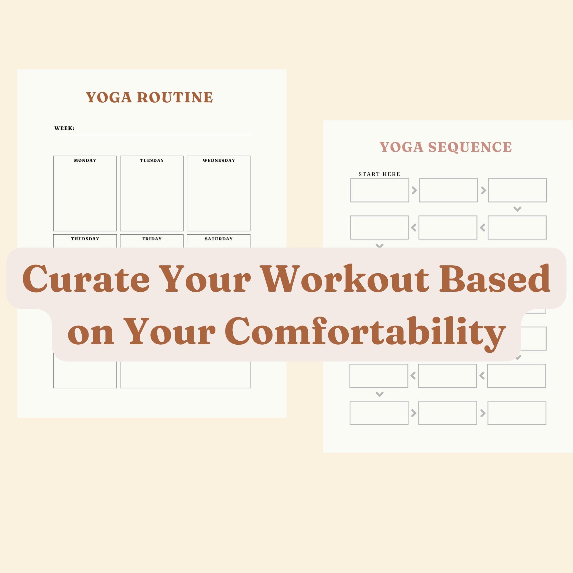 Yoga Log Book, Fitness Journal for Tracking Yoga Journey, Build Your ...