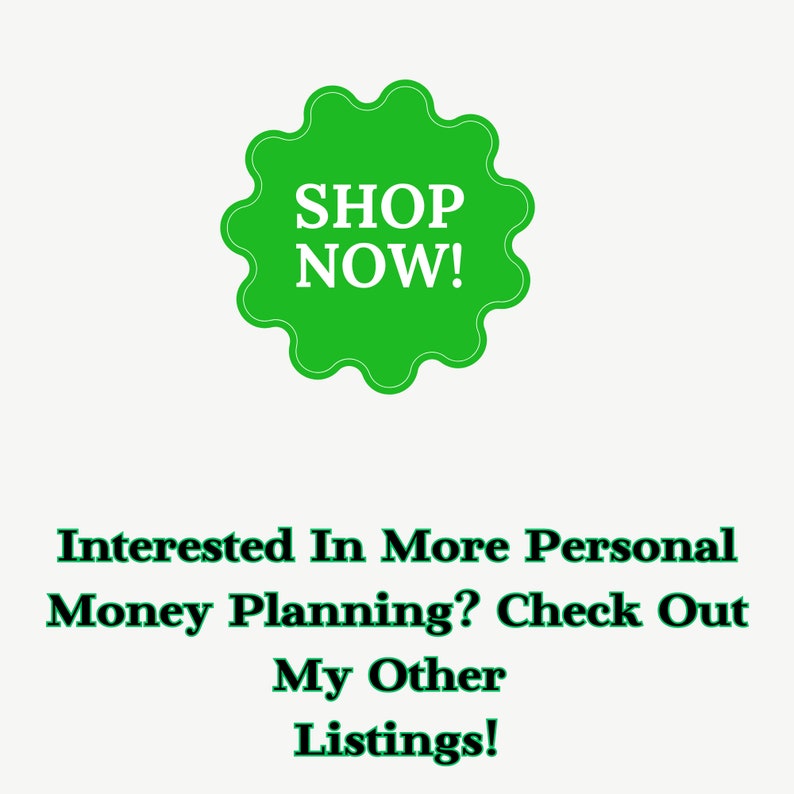 No Spend Challenge Personal Finance Workbook Digital Download - Etsy