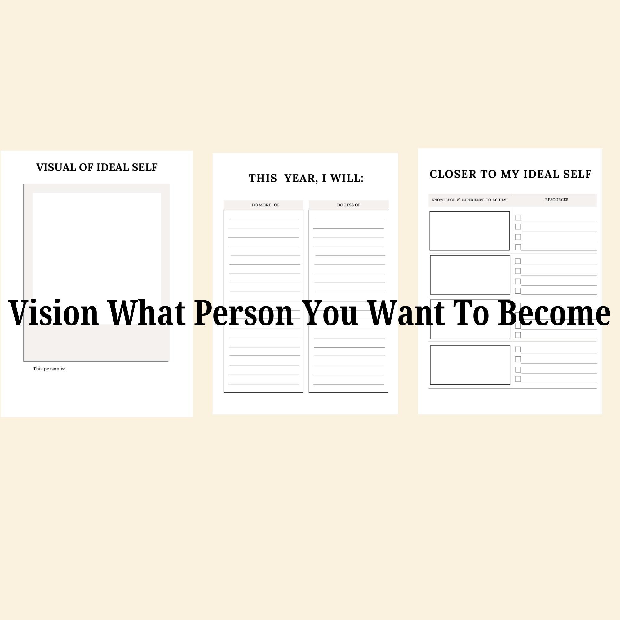 Self Growth Workbook Digital Journal for Goal Planning - Etsy