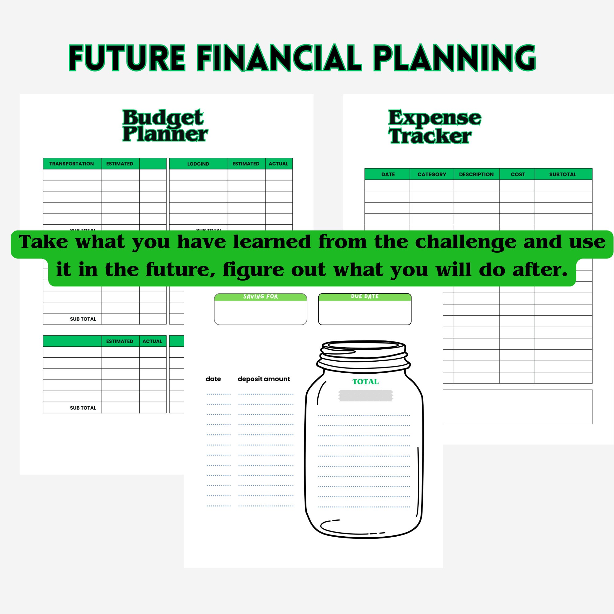 No Spend Challenge Personal Finance Workbook Digital Download - Etsy