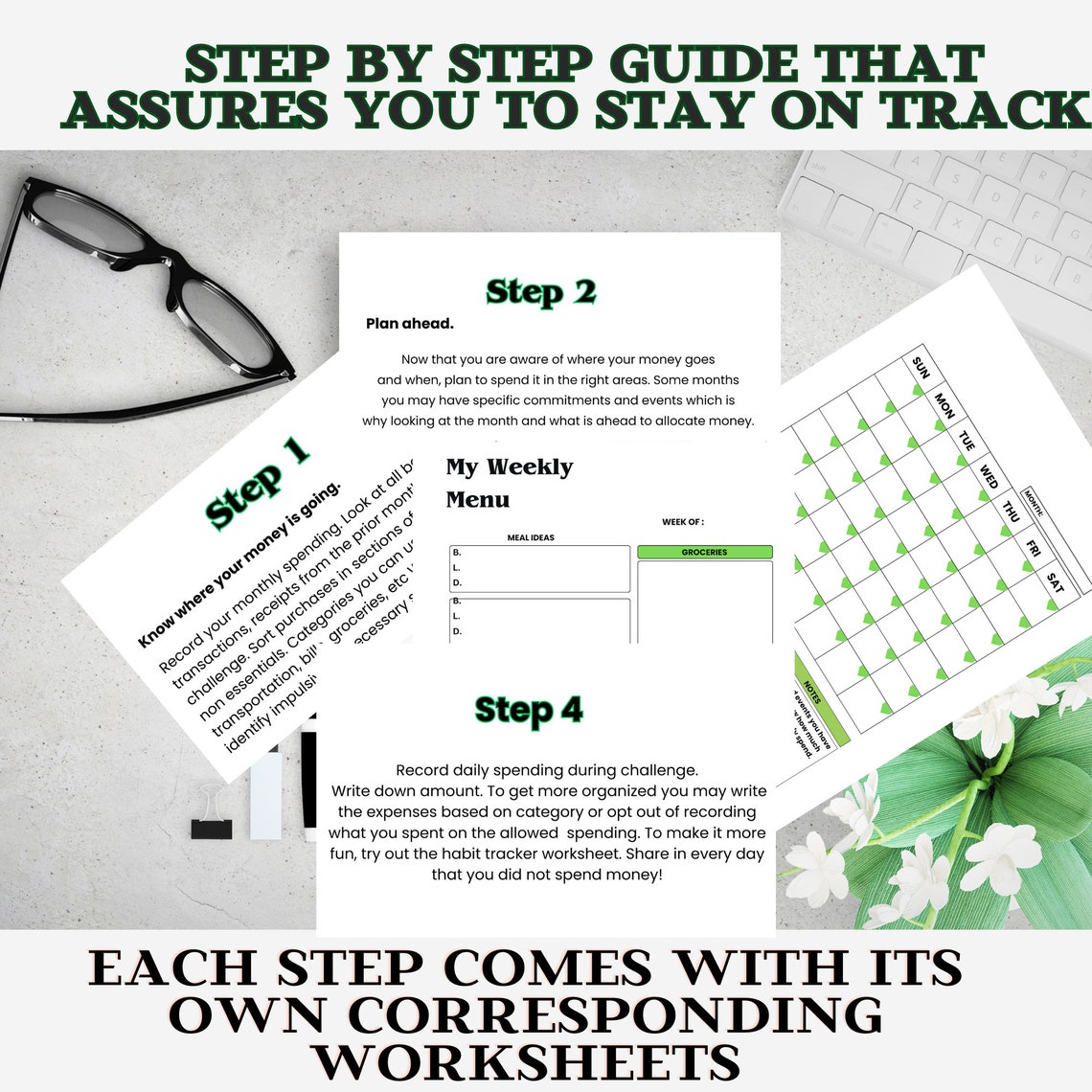 No Spend Challenge Personal Finance Workbook Digital Download - Etsy