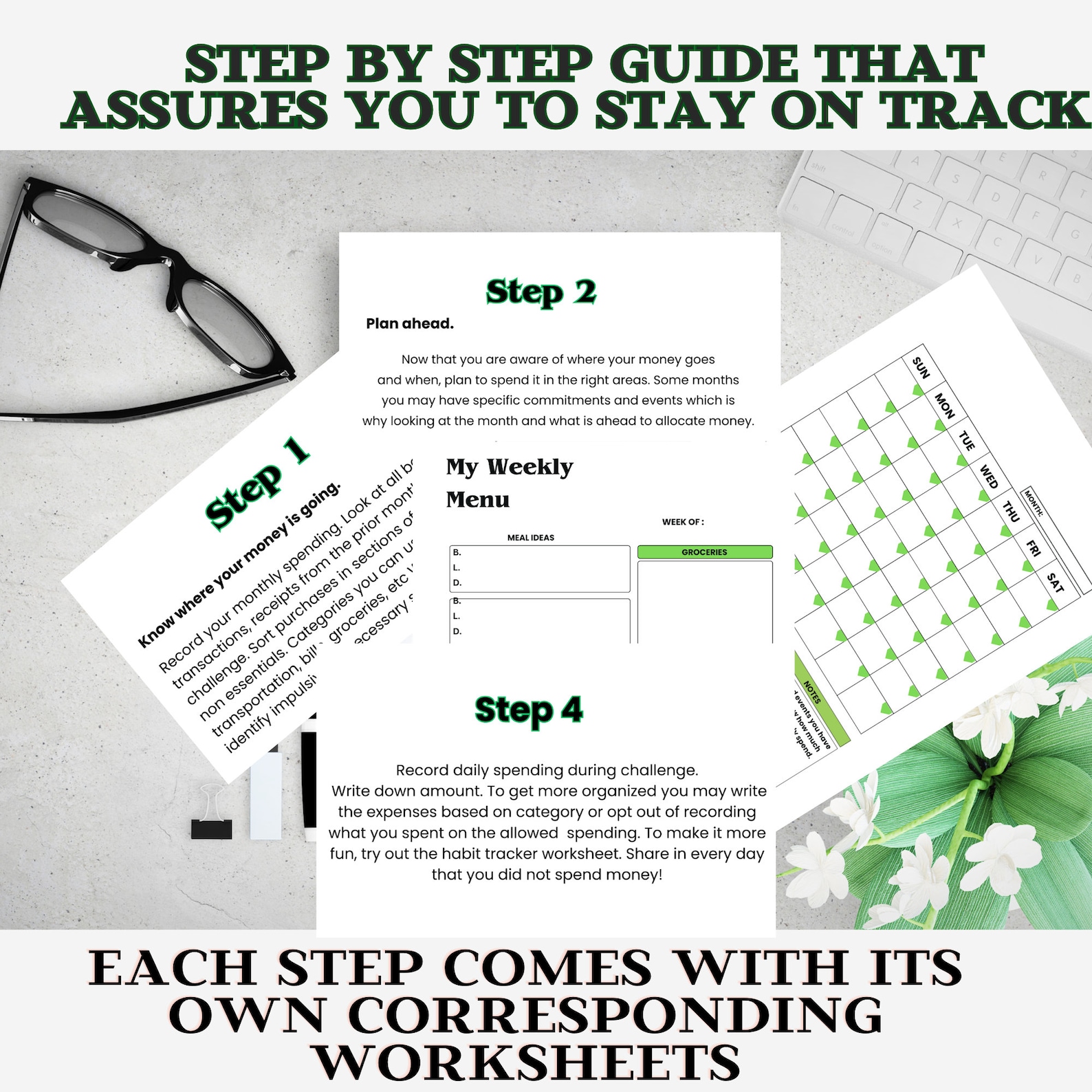 No Spend Challenge Personal Finance Workbook Digital Download - Etsy