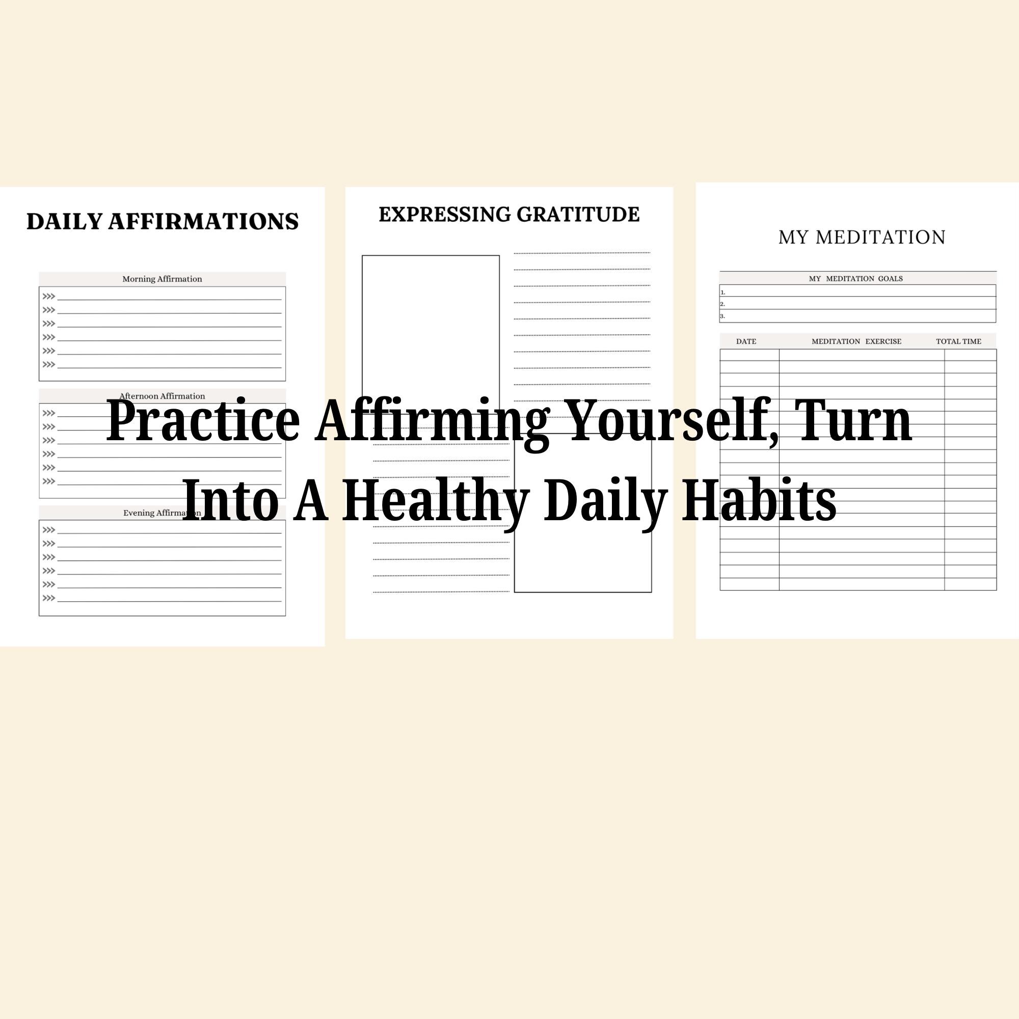 Self Growth Workbook Digital Journal for Goal Planning - Etsy