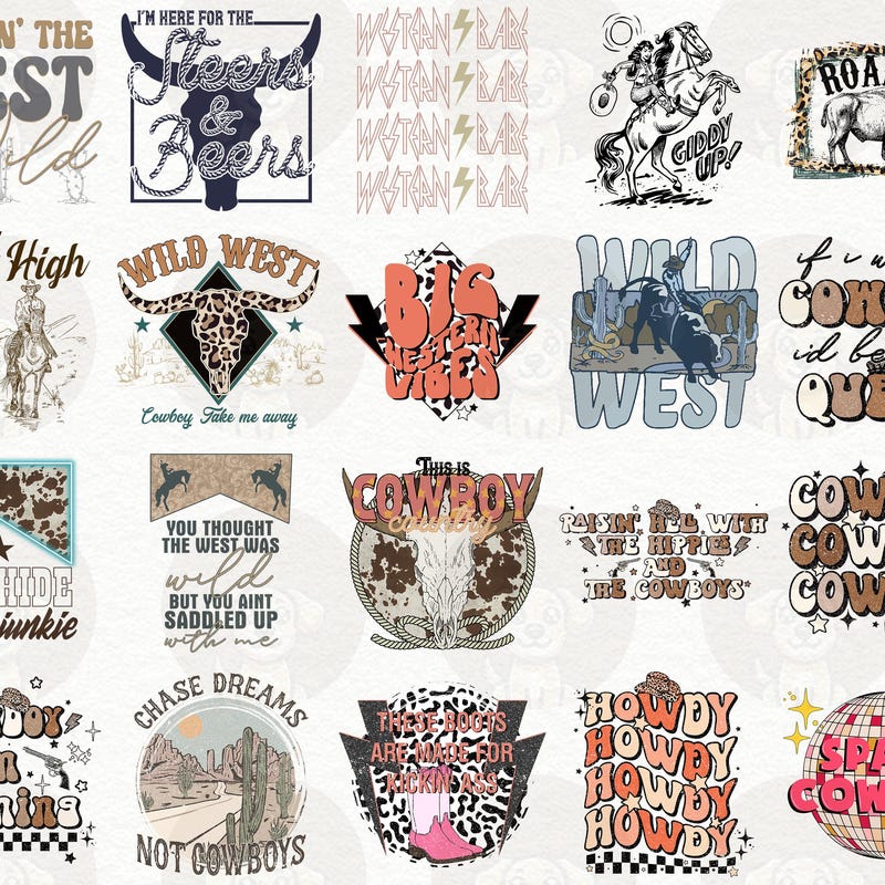 Western Sublimation - Etsy