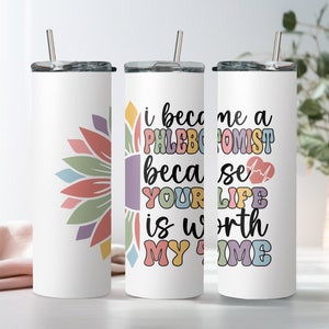 Phlebotomist Sublimation Prints, Ready to Press Transfers Bundle, Cute ...