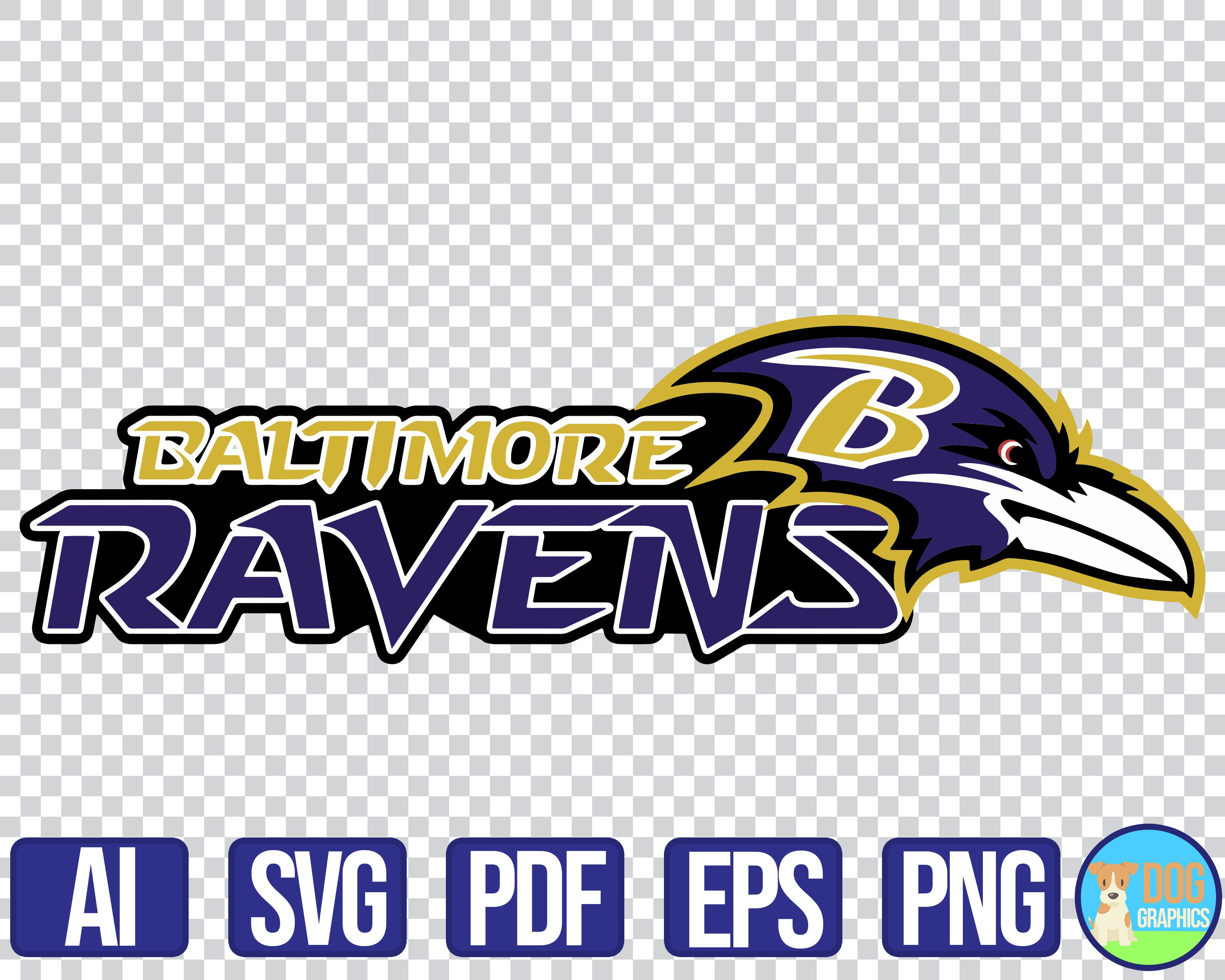 Baltimore Ravens SVG NFL Football Sports Logo for Cricut | Etsy