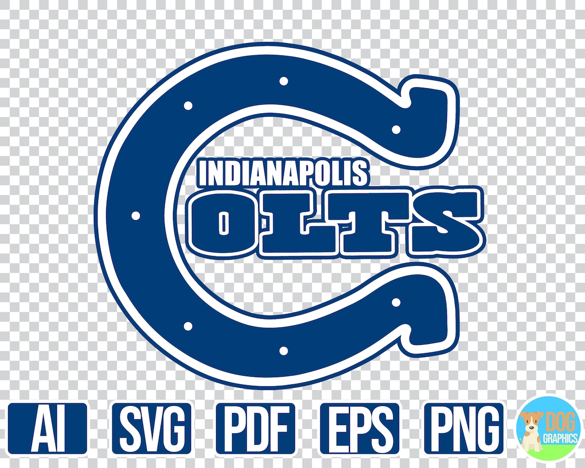 Indianapolis Colts SVG NFL Football Sports Logo for Cricut | Etsy