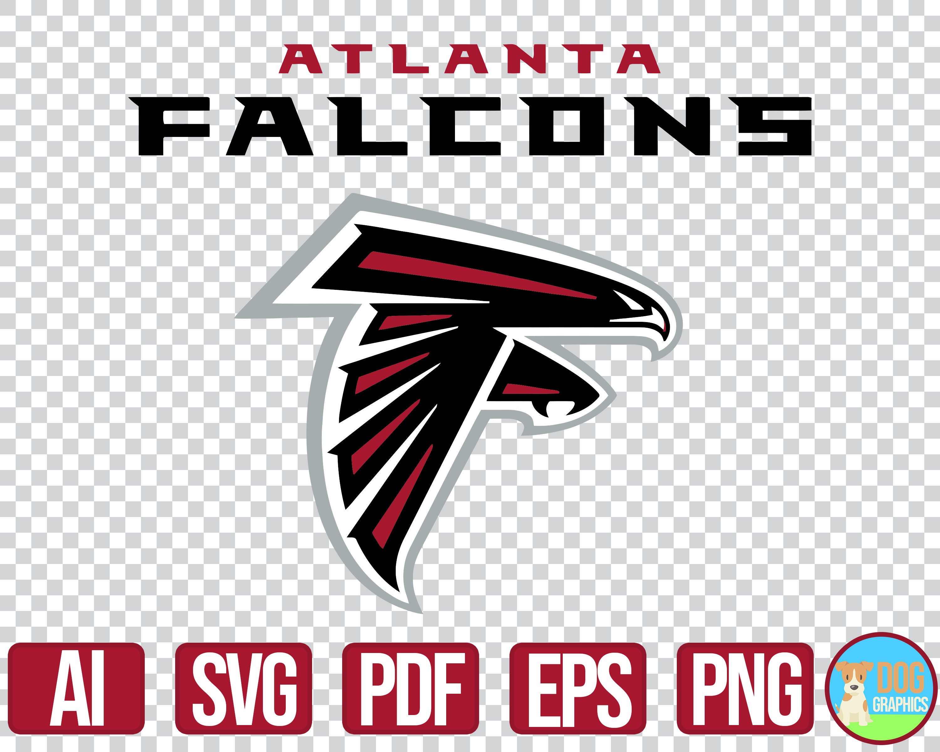 Atlanta Falcons Svg Nfl Football Sports Logo For Cricut Etsy