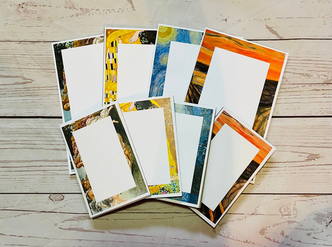Famous Art Notepad Sets - Etsy