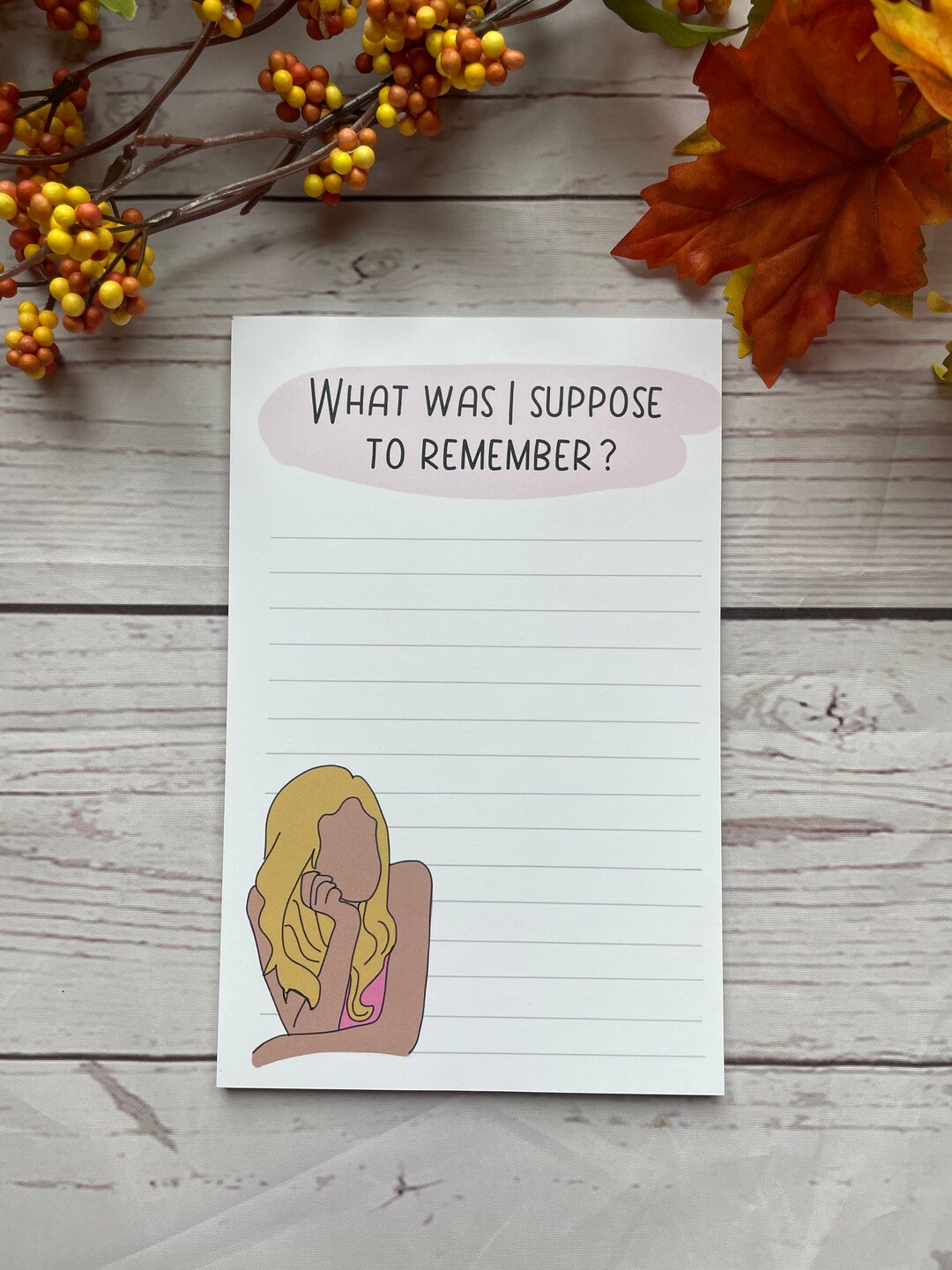 Remember Notepad - Etsy