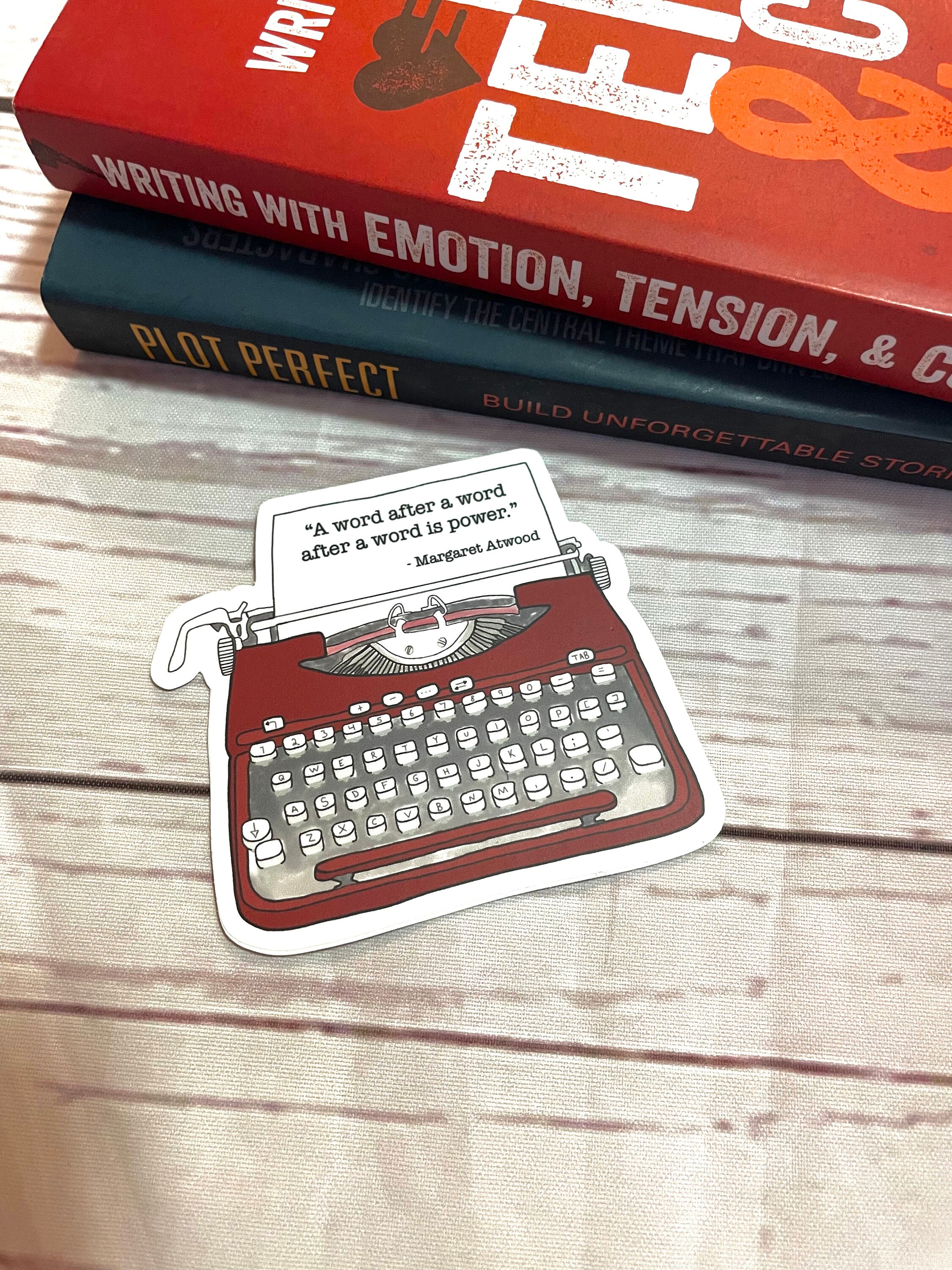 Typewriter Sticker - Etsy