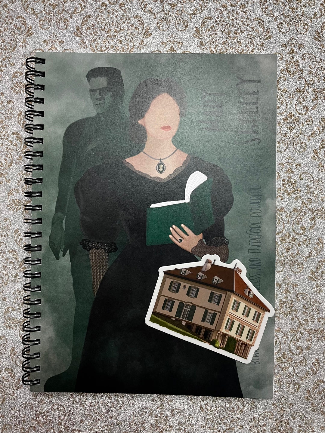 Mary Shelley Notebook & Sticker Set - Etsy