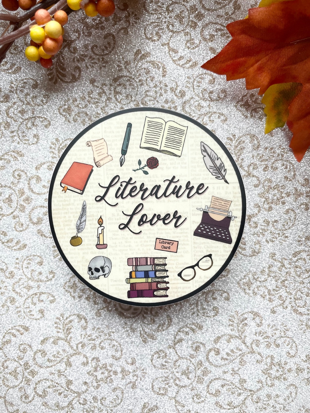 Literature Lover Sticker - Etsy