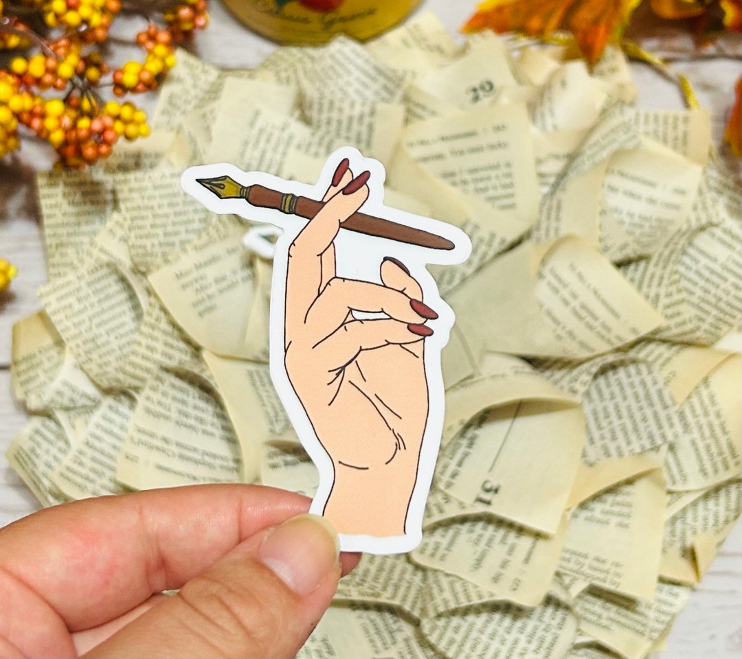 The Writer Sticker | Matte Sticker | Writer Sticker | Gift for Author ...