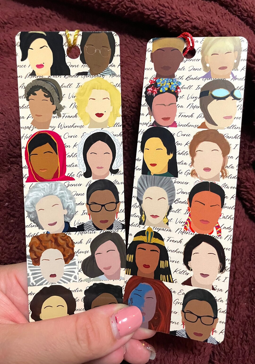 Women of History Bookmark Historical Women Reader Gift Strong Women ...