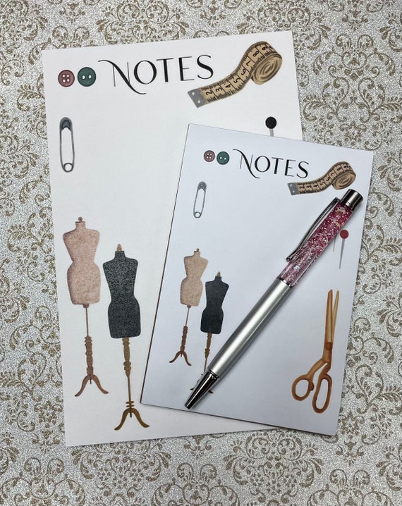 Calendars & Planners Sewing Themed Note Pad 5.5 x 8.5 Paper etna.com.pe
