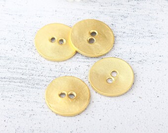 Matte Gold Button | Etsy